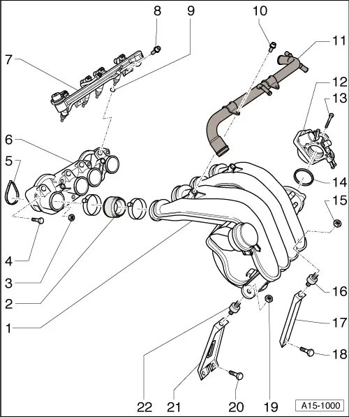 Audi Workshop Service and Repair Manuals > A4 Mk2 > Power unit | 4 ...