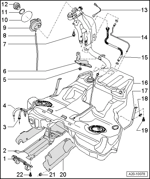 Audi Workshop Service and Repair Manuals > A4 Mk2 > Power unit | Fuel ...