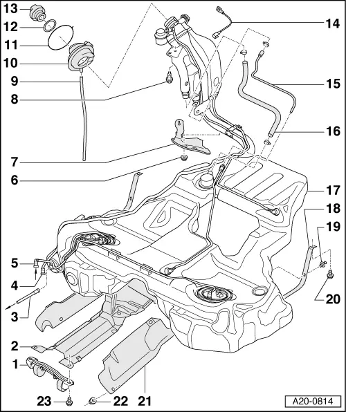 Audi Workshop Service and Repair Manuals > A4 Mk2 > Power unit | Fuel ...
