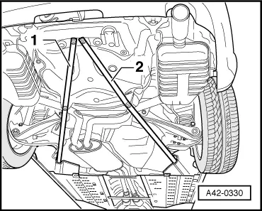 Audi Workshop Service and Repair Manuals > A4 Mk2 > Running gear, front ...