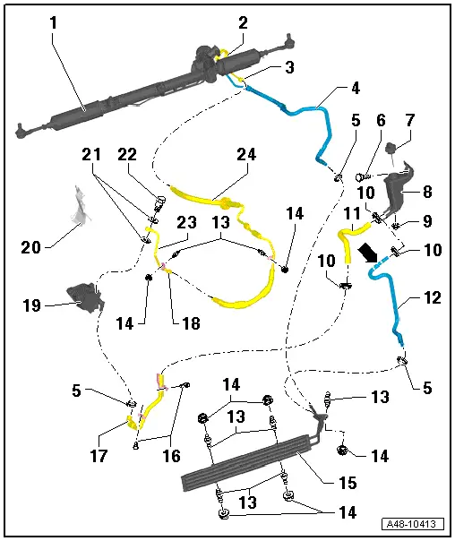 Audi Workshop Service and Repair Manuals > A4 Mk2 > Running gear, front ...