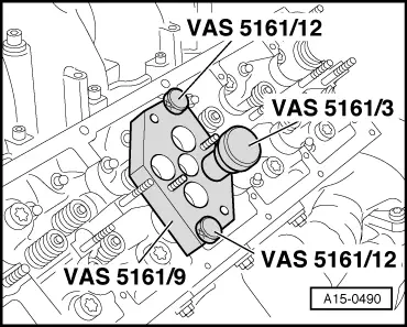 Audi A4 TDI Cylinder Head Valve Seal Replacement - Workshop Manual