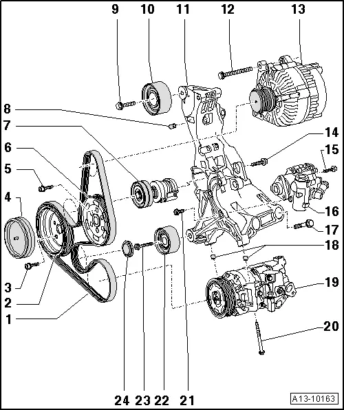 Audi Workshop Service and Repair Manuals > A4 Mk2 > Power unit | 4 ...
