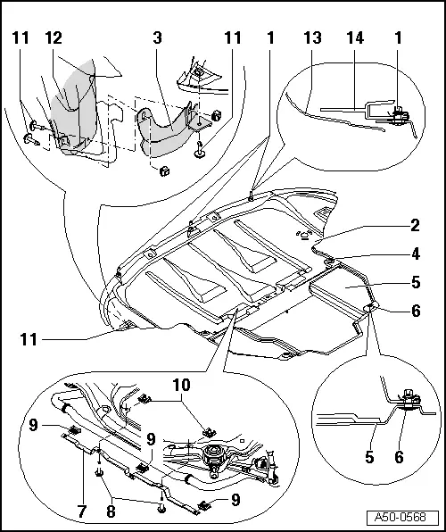 Audi Workshop Service and Repair Manuals > A4 Mk2 > Body | General body ...