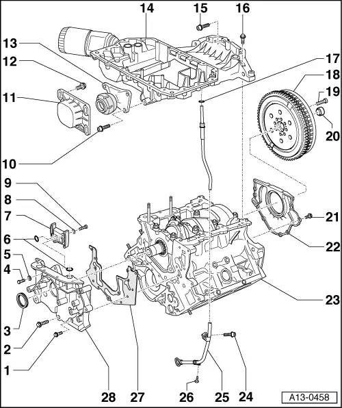 Audi Workshop Service and Repair Manuals > A4 Mk2 > Power unit | 6 ...
