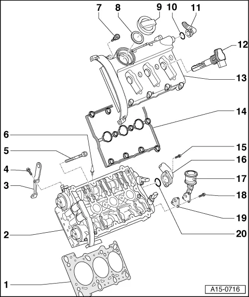 Audi Workshop Service and Repair Manuals > A4 Mk2 > Power unit | 6 ...