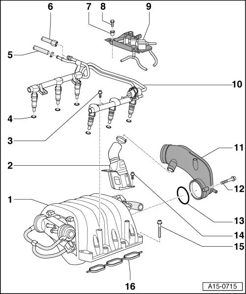 Audi Workshop Service and Repair Manuals > A4 Mk2 > Power unit | 6 ...