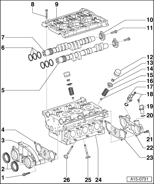 Audi Workshop Service and Repair Manuals > A4 Mk2 > Power unit | 6 ...