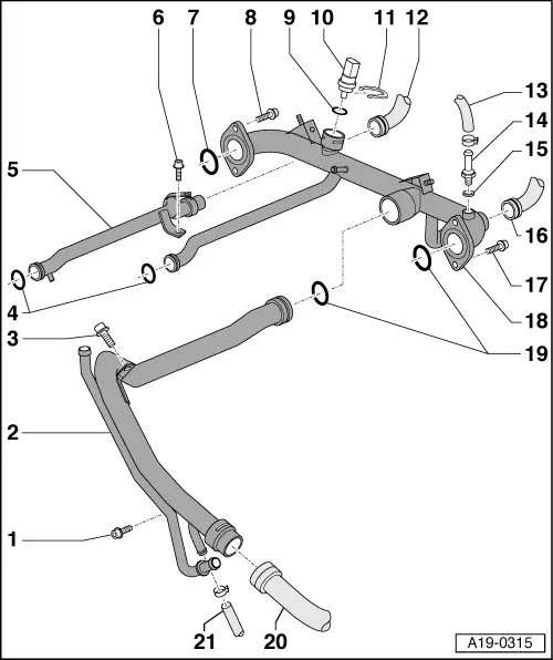 Audi Workshop Service and Repair Manuals > A4 Mk2 > Power unit | 6 ...