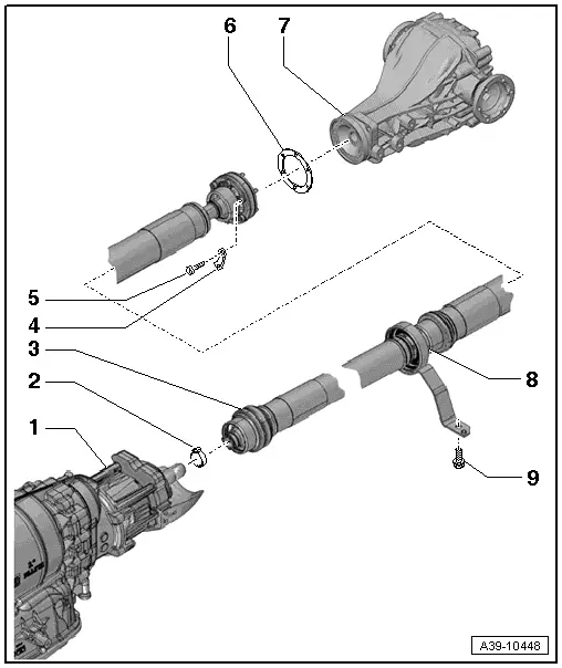 Audi Workshop Service and Repair Manuals > A4 Mk3 > Power transmission ...