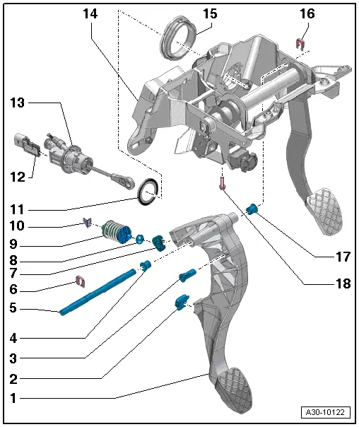 Audi Workshop Manuals > A4 Mk3 > Power transmission > 6-speed manual ...