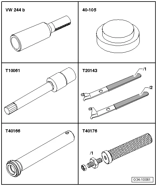 Audi Workshop Service and Repair Manuals > A4 Mk3 > Power transmission ...