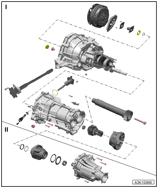Audi Workshop Service and Repair Manuals > A4 Mk3 > Power transmission ...