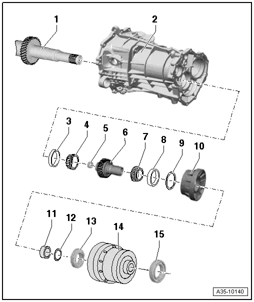 Audi Workshop Service and Repair Manuals > A4 Mk3 > Power transmission ...