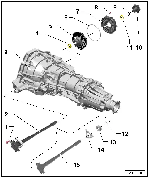 Audi Workshop Service and Repair Manuals > A4 Mk3 > Power transmission ...