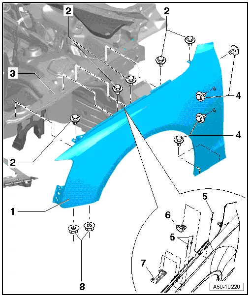 Audi Workshop Service and Repair Manuals > A4 Mk3 > Body | General body ...