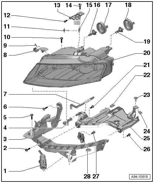 Audi Workshop Service and Repair Manuals > A4 Mk3 > Vehicle electrics ...