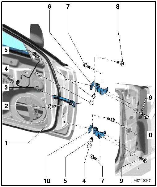 Audi Workshop Service and Repair Manuals > A4 Mk3 > Body | General body ...