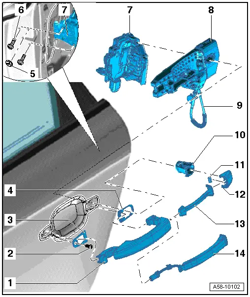 Audi Workshop Service and Repair Manuals > A4 Mk3 > Body | General body ...