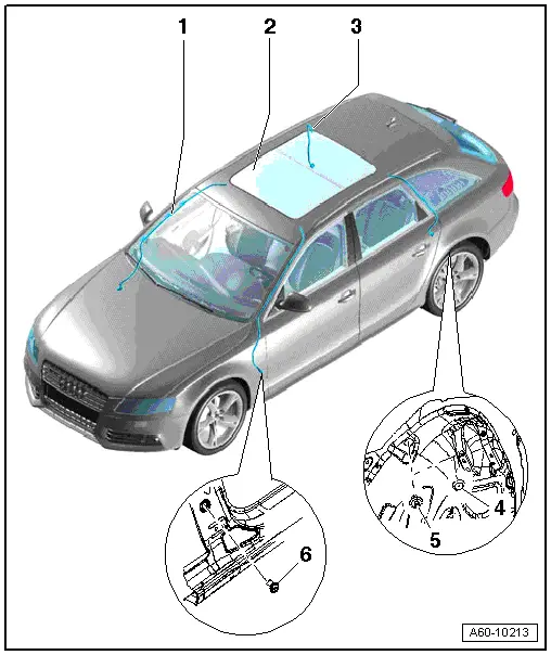 Audi Workshop Service and Repair Manuals > A4 Mk3 > Body | General body ...