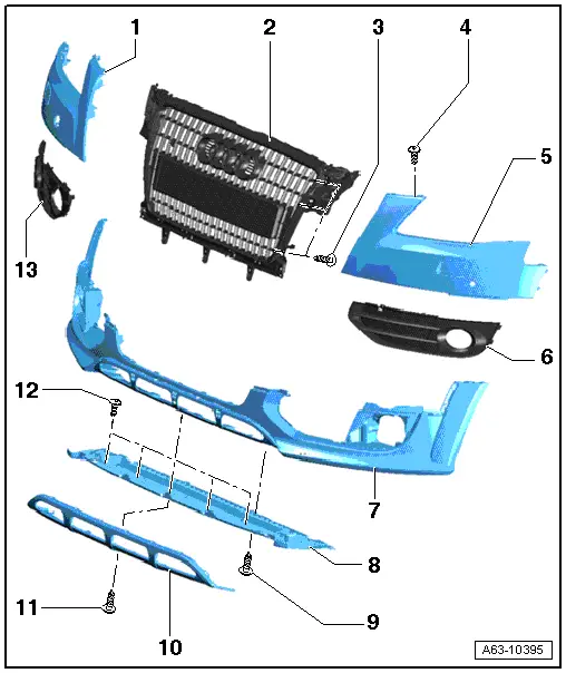 Audi Workshop Service and Repair Manuals > A4 Mk3 > Body | General body ...