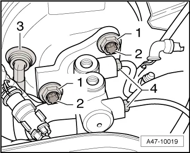 Removing & Installing Brake Servo - Audi A4 Mk3 Service & Repair Manual