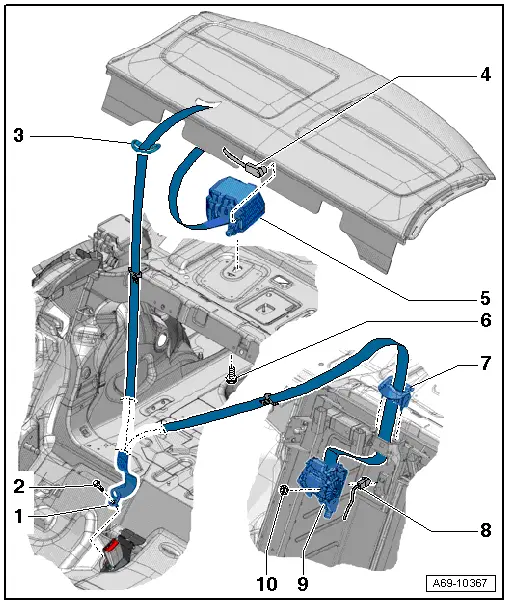 Audi Workshop Service and Repair Manuals > A4 Mk3 > Body | General body ...