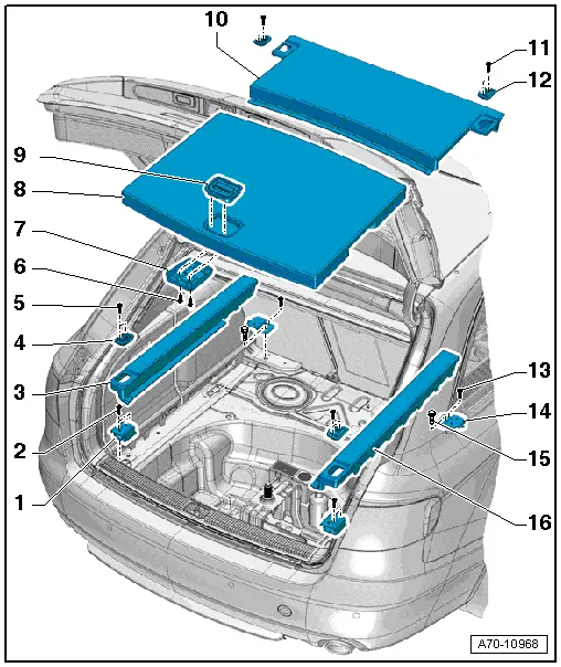 Audi Workshop Service and Repair Manuals > A4 Mk3 > Body | General body ...