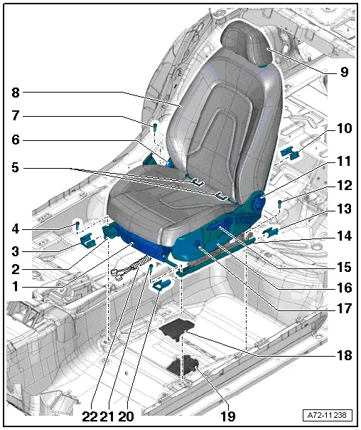 Audi Workshop Service and Repair Manuals > A4 Mk3 > Body | General body ...