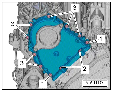 Audi A4 Timing Chain Covers | Exploded View - Workshop Manuals