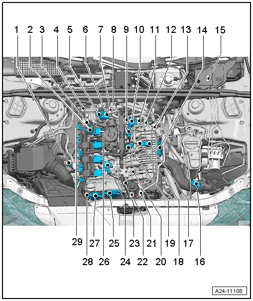 Audi Workshop Service and Repair Manuals > A4 Mk3 > Power unit | Direct ...