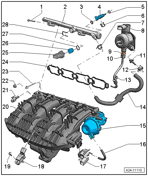 Audi Workshop Service and Repair Manuals > A4 Mk3 > Power unit | Direct ...