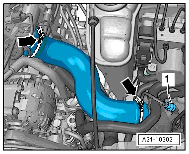 Removing and Installing Coolant Pipe for Audi A5 4-cylinder TDI Engine