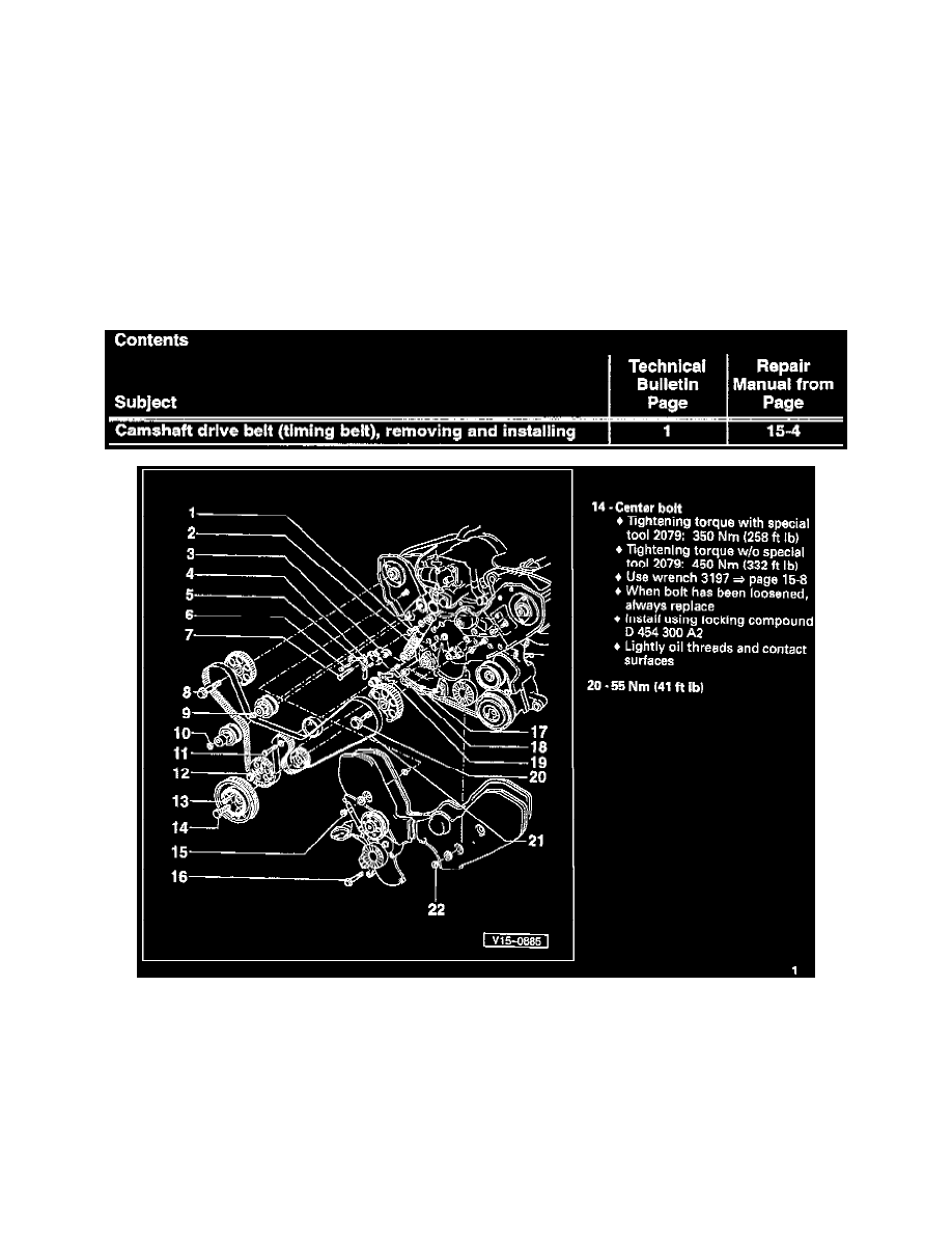 Audi Workshop Service and Repair Manuals > A8 Sedan V8-3.7L (AEW) (1997 ...