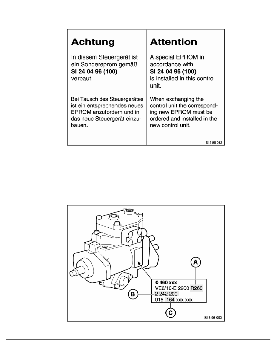 BMW Workshop Service and Repair Manuals > 5 Series E34 525tds (M51 ...