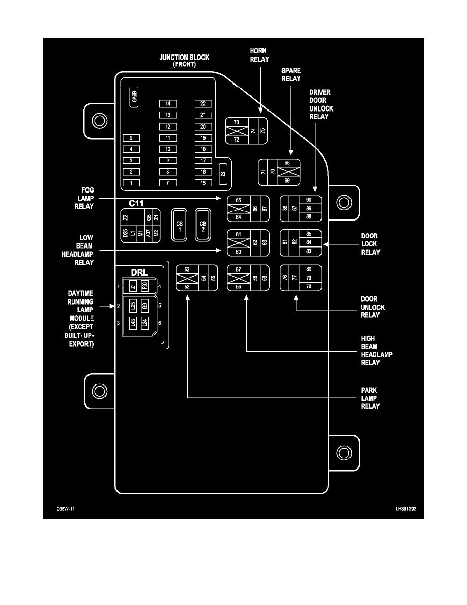 Chrysler Workshop Service and Repair Manuals > Concorde V6-3.5L VIN V ...