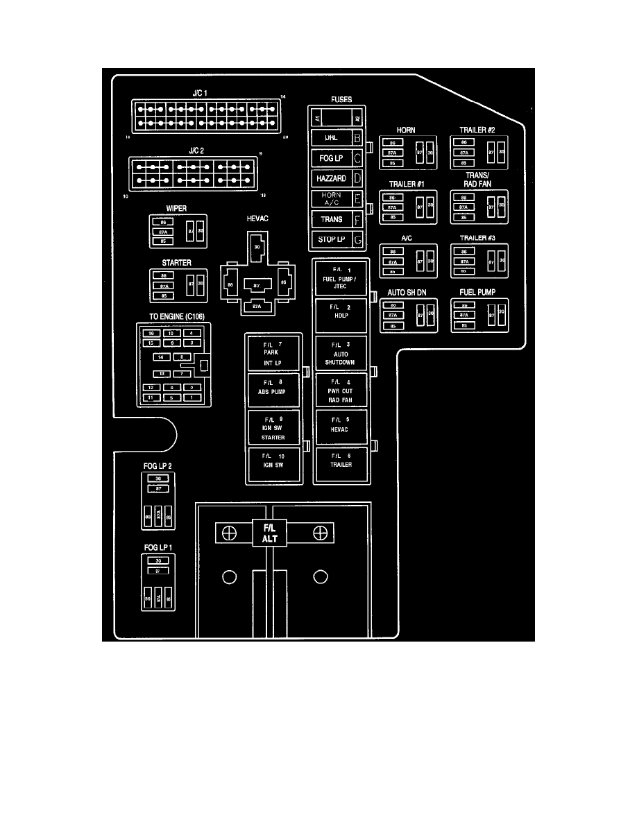 Dodge Workshop Service and Repair Manuals > Dakota 4WD V8-5.2L VIN Y ...