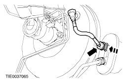 Ford Fiesta Clutch Master Cylinder: Removal and Installation