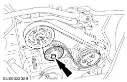 Ford transit connect timing marks