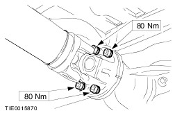 Ford Transit Rear Drive Axle - Removal and Installation (In-Vehicle Repair)