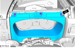 Instrument Cluster Removal and Installation | Ford Transit Repair Manuals