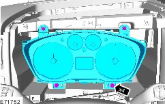 Instrument Cluster Removal and Installation | Ford Transit Repair Manuals