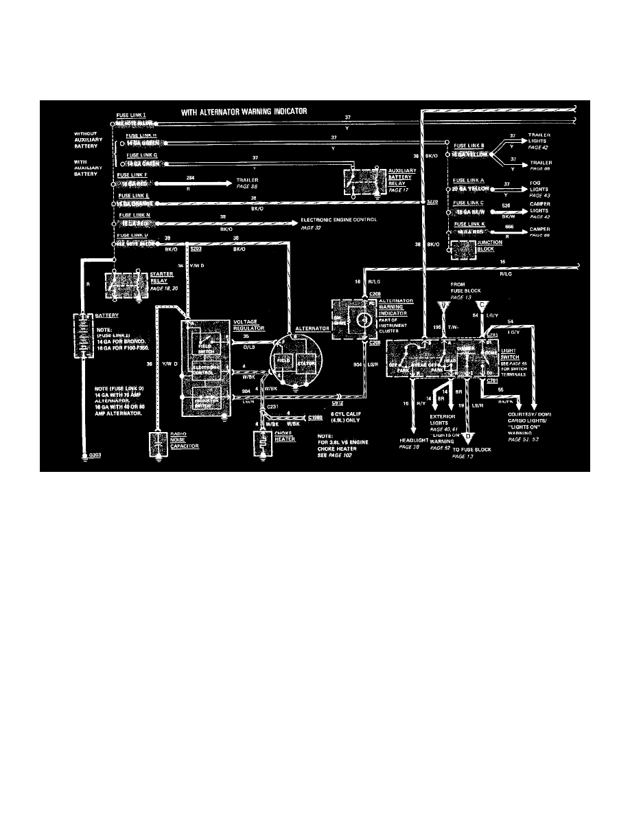 Ford Workshop Service and Repair Manuals > F 250 4WD Pickup V8-351 5.8L ...