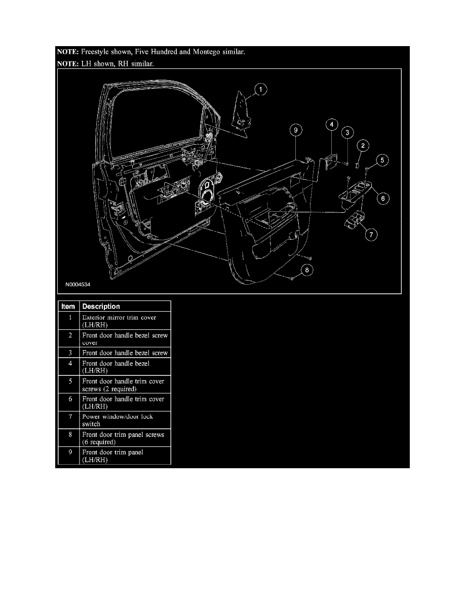 Ford Workshop Service and Repair Manuals > Five Hundred AWD V6-3.0L VIN ...