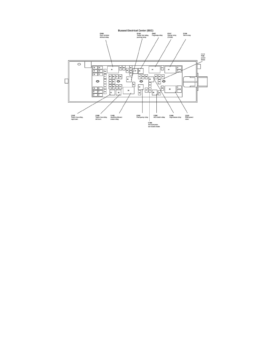 Ford Workshop Service and Repair Manuals > Freestar V6-4.2L VIN 2 (2004 ...