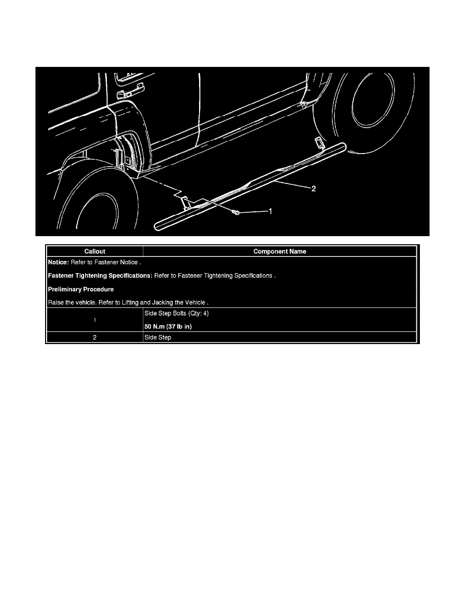 Hummer Workshop Service and Repair Manuals > H3 V8-5.3L (2008) > Body ...