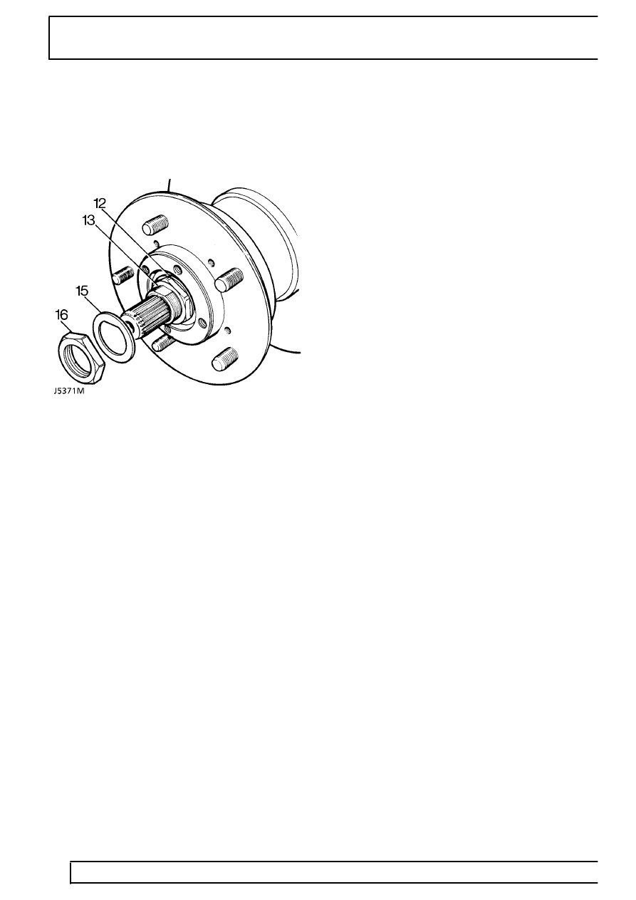 Land Rover Rear Hub Assembly - Workshop Service and Repair Manuals