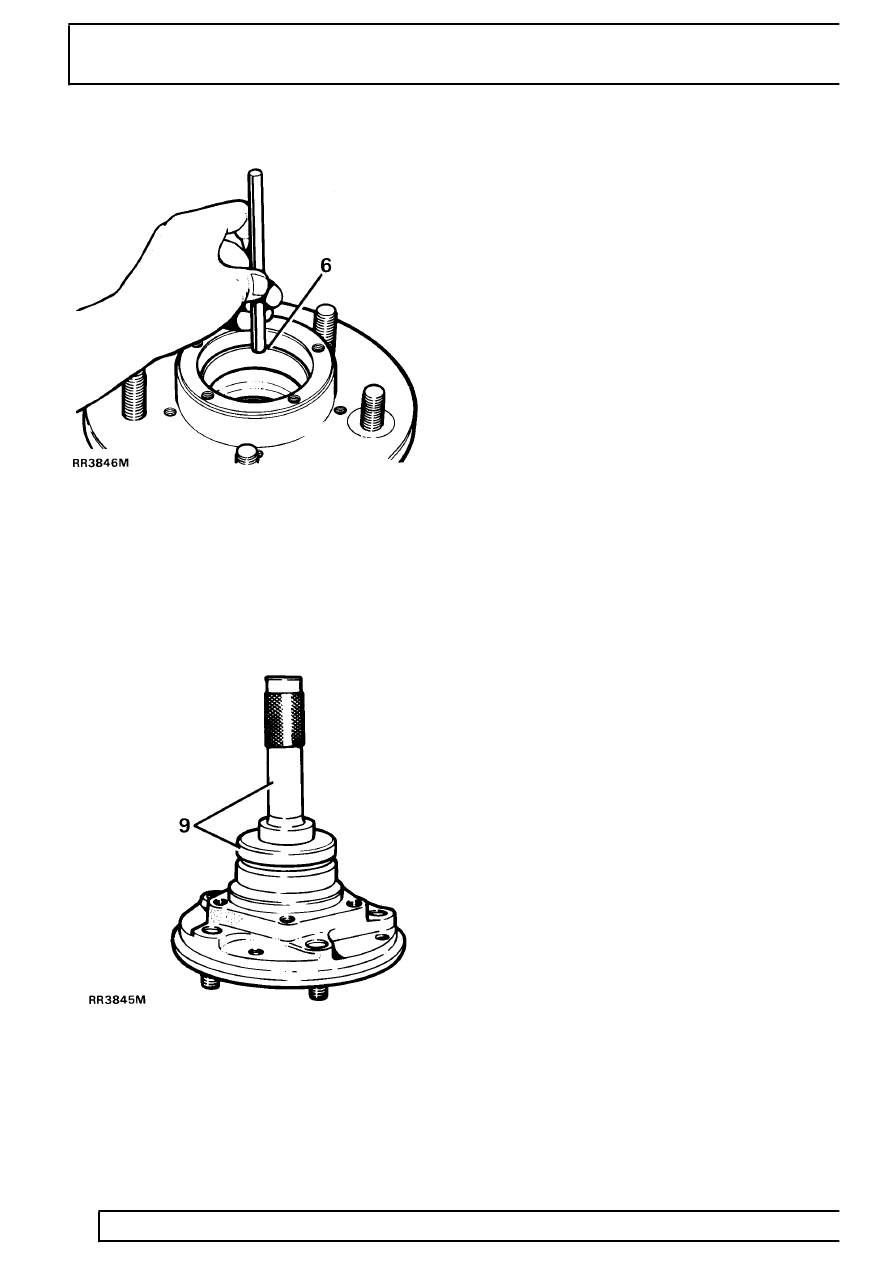 Land Rover Defender Rear Axle Hub Components Service Manuals