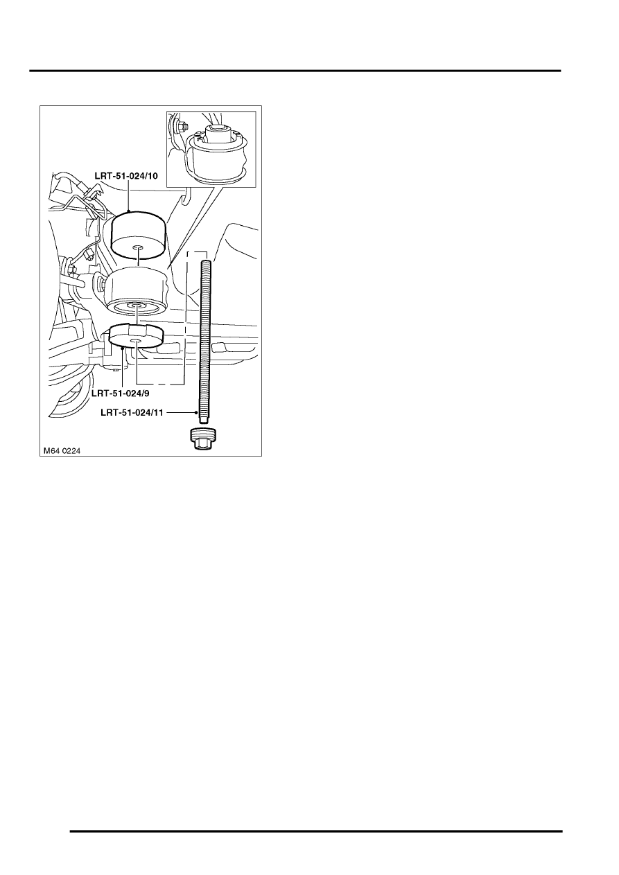 Land Rover Rear Subframe Bushes Repair Procedures