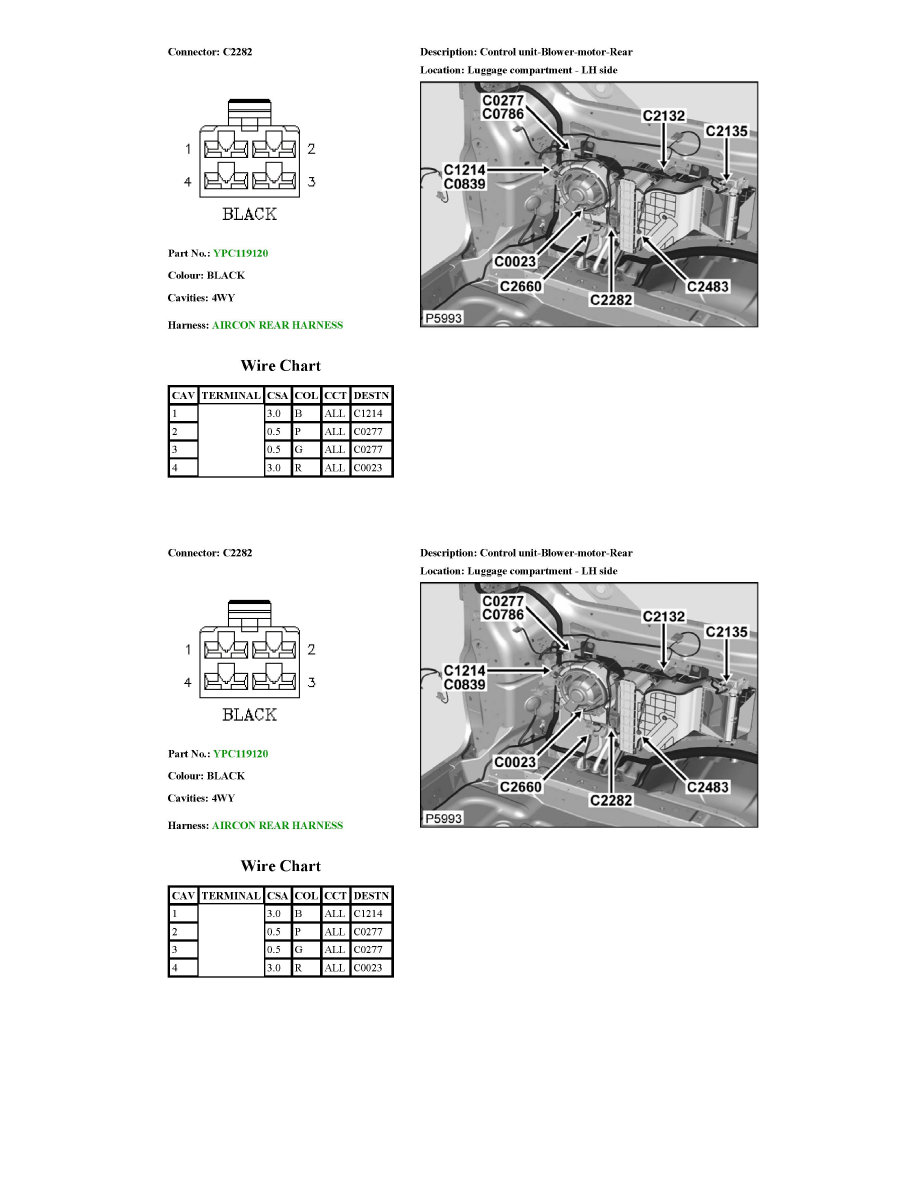 Land Rover Workshop Manuals > LR3 (LA) V8-4394cc 4.4L (2005) > Heating ...